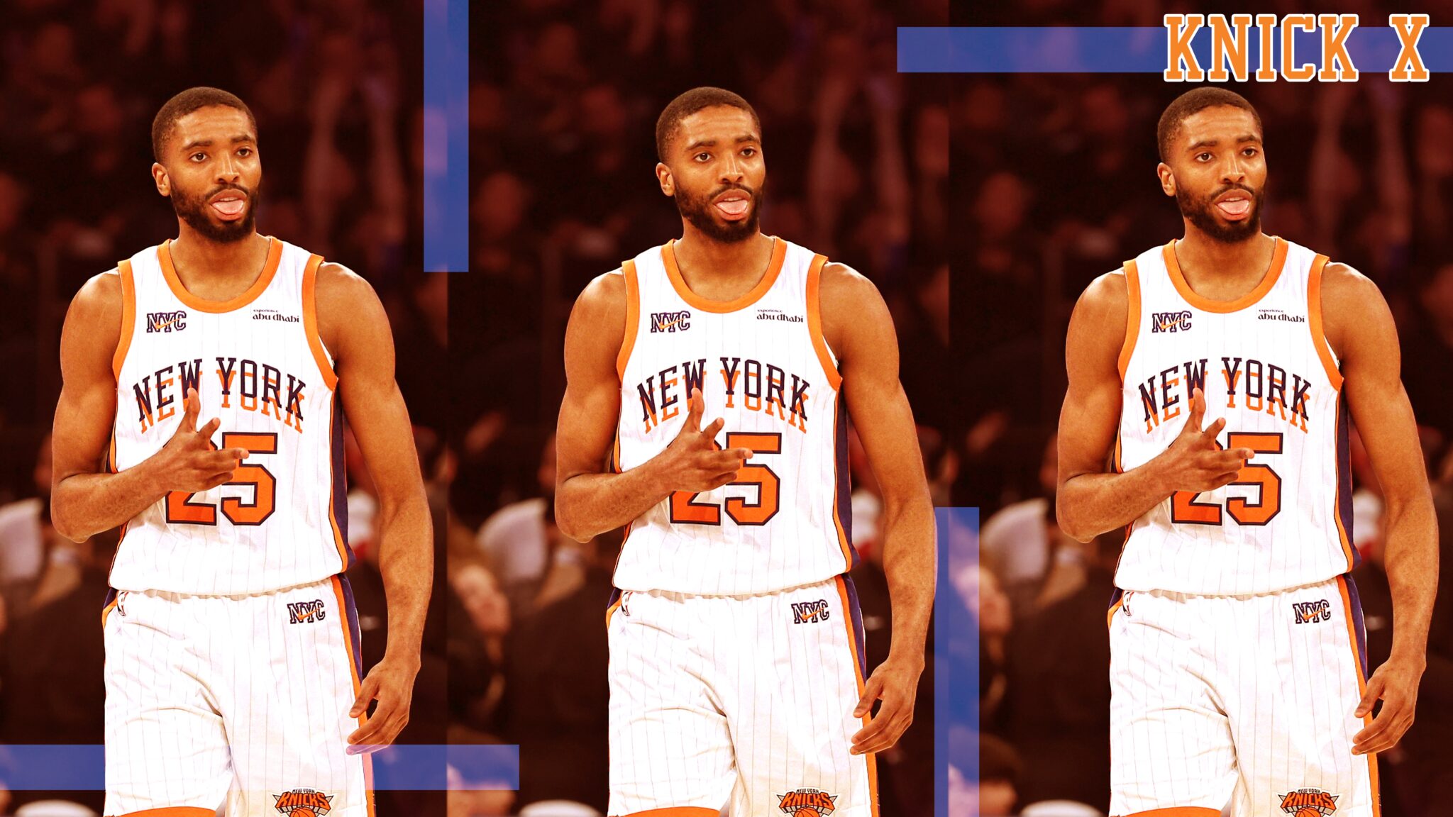 Mikal Bridges is stepping up for the New York Knicks