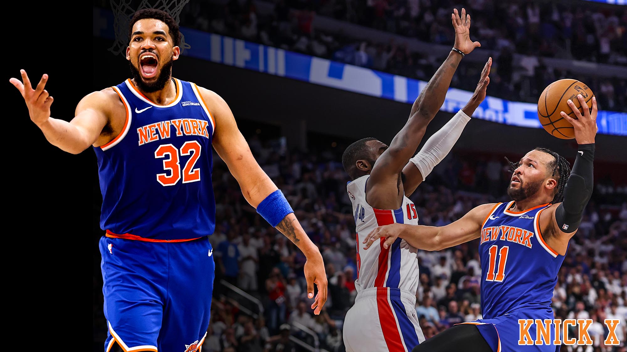 Karl-Anthony Towns levels up, Knicks edge Pistons in Game 4